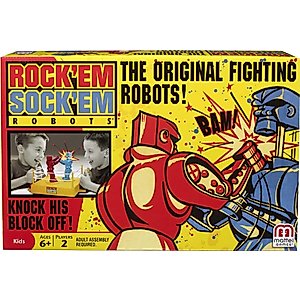 Mattel Games Rock 'Em Sock Em Robots: You Control The Battle of The Robots in a Boxing Ring!