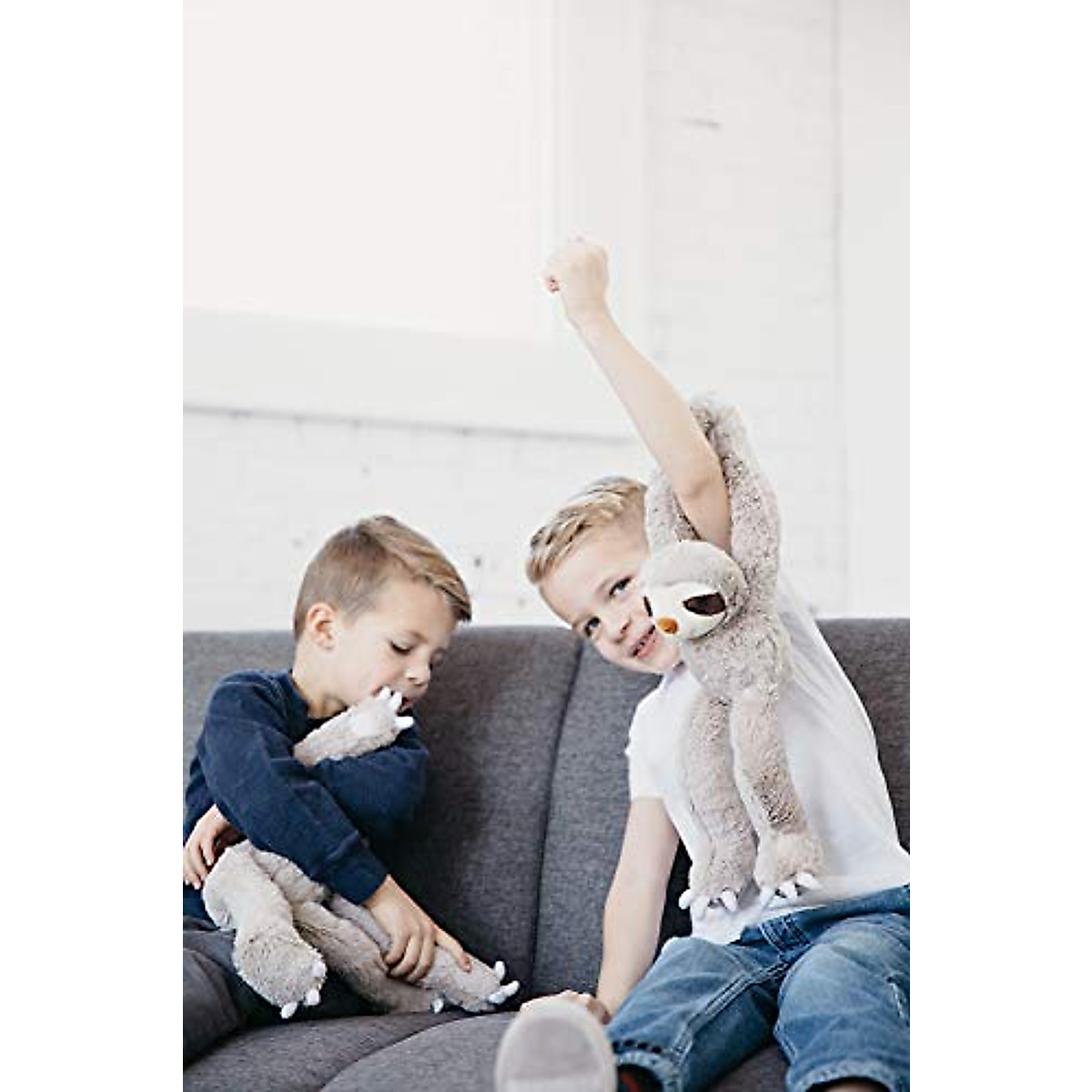 Henley Place, Since 2020 Cute Stuffed Animal Pillow Sloth Plush Toy Pillow Kawaii Plushies with Squishy Plush Pillow Cute Plushies for Girls and Boys