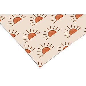 Boho Golden Sun Contact Paper | Shelf Liner | Drawer Liner Peel and Stick Paper 1325 24in x 24in (2ft)