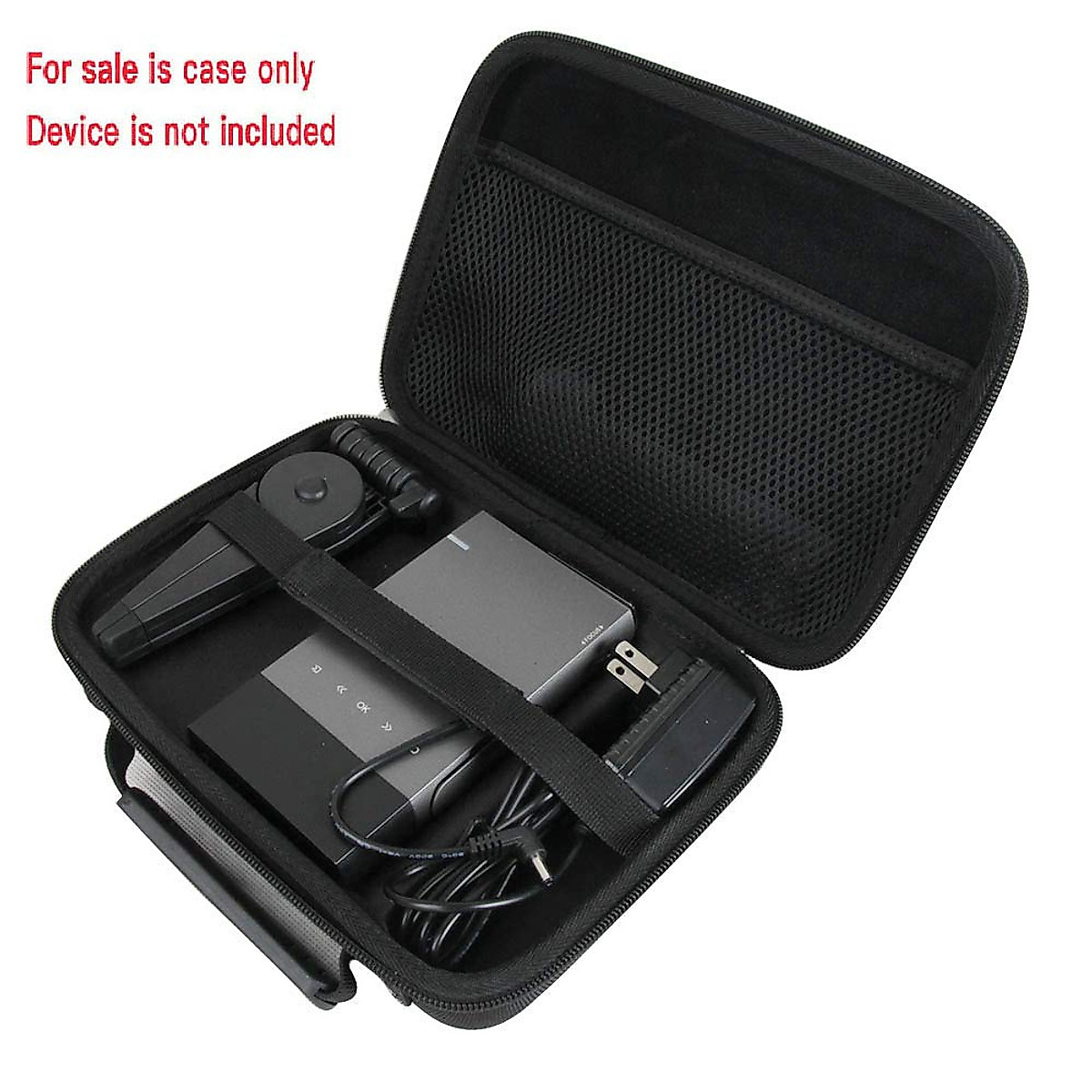 Adada Hard Travel Case for Vamvo / ELEPHAS Ultra Mini Portable Projector 1080p Supported HD DLP LED Rechargeable Pico Projector