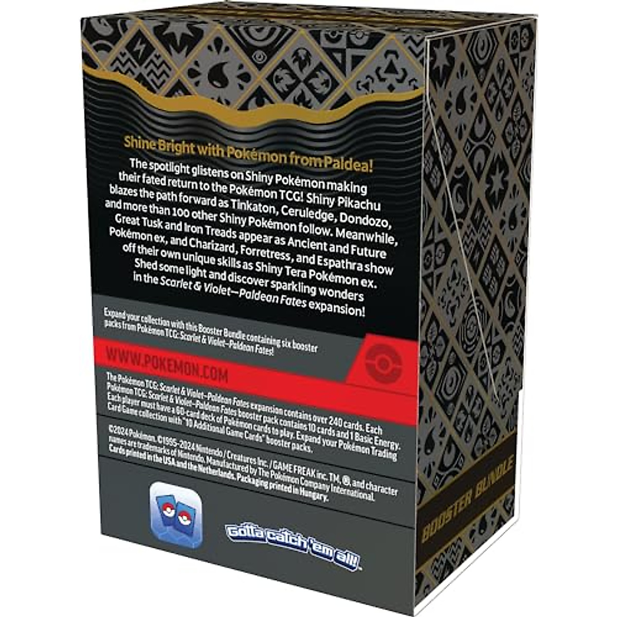 POKEMON TCG: Scarlet and Violet: PALDEAN Fates: Booster Bundle