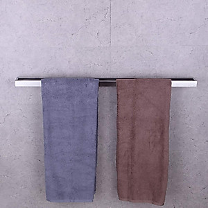 GERZWY 36-Inch Bathroom Towel Bar Stainless Steel Bath Towel Bar Modern Style Wall Mount Brushed Finish HG17703-LS