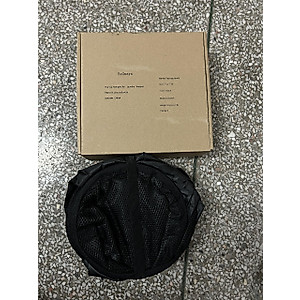 Pop-Up Hampers for Laundry Hamper Mesh Laundry Hamper Foldable Laundry Basket (2Pcs, Black)