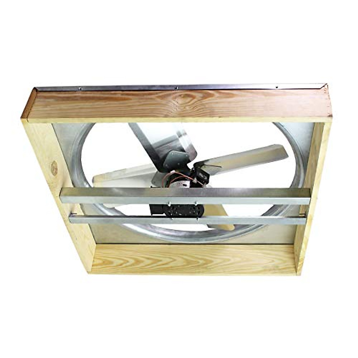 Cool Attic CX24DDWT Direct Drive 2-Speed Whole House Attic Fan with Shutter, 24 Inch