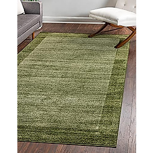 Rugs.com Angelica Collection Rug – 4' x 6' Light Green Medium Rug Perfect for Entryways, Kitchens, Breakfast Nooks, Accent Pieces