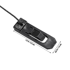 VILLCASE 4Pcs Surfboard Fin Clips Surfing Watershed Fin Clip Paddle Board Surfboard Tail Clip Surfboard Accessory for Outdoor Surfing Beach 4.3 x 1.3 x 1cm (Black)