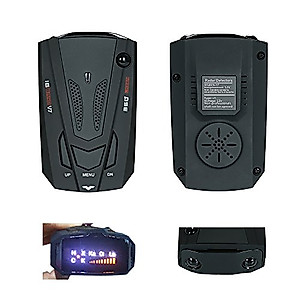 dsfen Car Radar Detector 360 Degree 16 Band LED Display Anti Radar Detector Speed Voice Alert Warning Russia/English Version