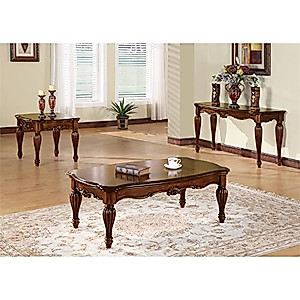 Acme Dreena Rectangular Wooden Sofa Table in Cherry