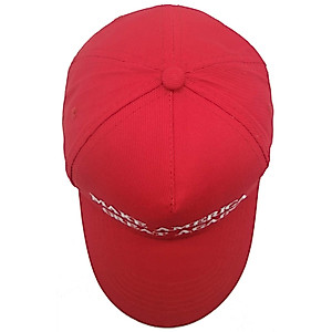 JosephineB 2024 Keep America MAGA Great Hat, Make America MAGA Great Again Embroidery USA Cotton Baseball Cap (MAGA Red, One Size)