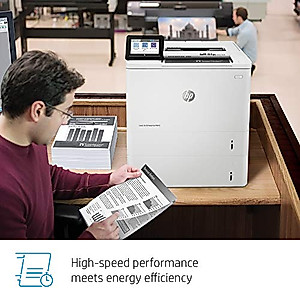 HP LaserJet Enterprise M612x Monochrome Printer with built-in Ethernet, 2-sided printing & extra paper tray (7PS87A), White