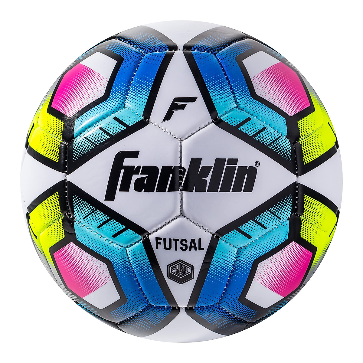 Franklin Sports Futsal Ball - Low Bounce Futsal and Indoor Soccer Training Ball - Heavy Indoor + Outdoor Futsal Ball - Size 3-6 Pack with Pump