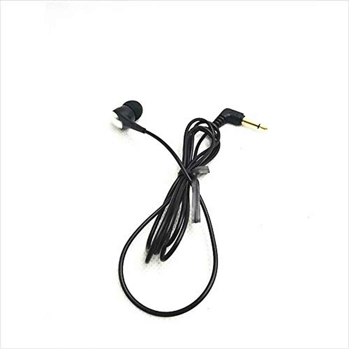 LINHUIPAD Single Side Earphone in-Ear Mono Earbuds Disposable Headphone Low Cost Ear Buds for One Ear