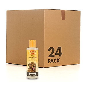 Burt's Bees for Pets for Dogs All-Naturally Derived Paw & Nose Lotion with Rosemary & Olive Oil - Best Treatment for All Dogs and Puppies With Dry Nose and Paws, 4 Oz - 24 Pack