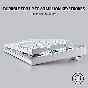 Razer Pro Type: Wireless Mechanical Productivity Keyboard Orange Mechanical Switches - Fully Programmable Keys - Bluetooth and Wireless Connectivity - Durable for Up to 80 Million Keystrokes