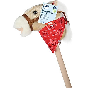 Small Foot Wooden Toys Small Foot Toys Hobby Horse Rocky with Sound Designed for Children Ages 3+ Years (4151)