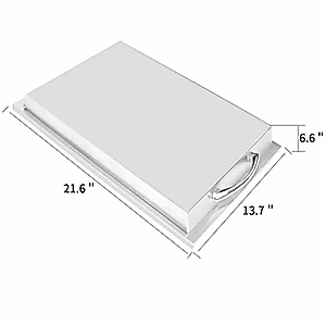 Stanbroil Gas Single Side Grill Burner, Outdoor Grill Drop-in Built-in Side Grill Burner for Propane Gas - Stainless Steel