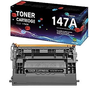 Shribbery 147A Black Toner Cartridge (with Chip),W1470A High Capacity Toner Cartridge, Compatible Replacement for Enterprise M610n M611x M612x MFP M634h M635fht M636fh Printer .(1Pack/Black )