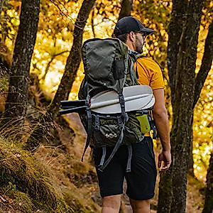 1680D Nylon Sheath with Pockets for Multitools, Multitool Sheath for Belt for Skeletool, Surge, Crunch & More, Durable and Reliable, Fits Tool Up to 4.3 inch in Length, Belt Pouches for Men (Black)