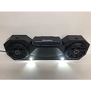 Universal Radio Stereo BT Capable Sound bar UTV Golf Cart Speakers pods