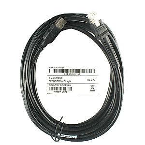15FT USB Cable for Motorola Symbol LI3608 LI3678 DS3608 DS3678 Barcode Scanner USB Type A