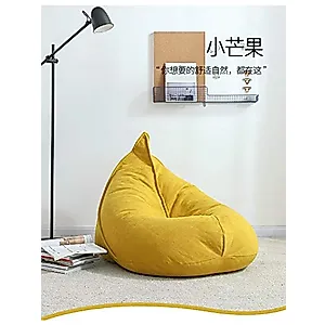 ZYJBM Bean Bag Lazy Sofa Home Creative Lazy Chair Reclining Bedroom Small Apartment Tatami Single Back Chair Balcony