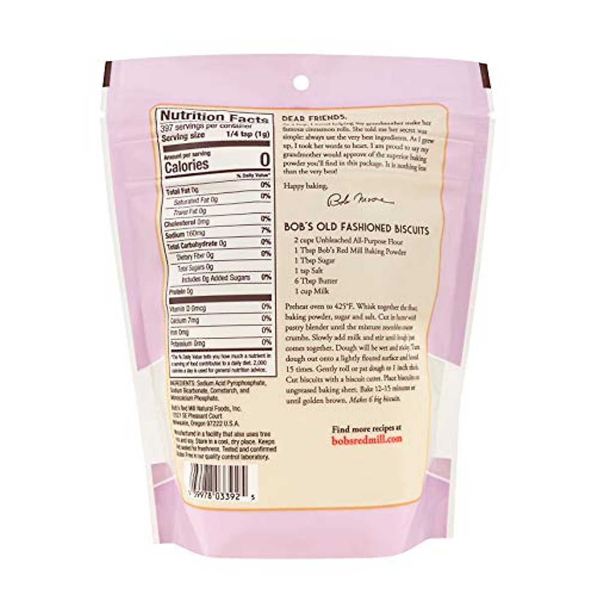 Bob's Red Mill Baking Powder, 14 Ounce (Pack of 1)