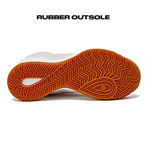 AND1 Showout Girls & Boys Basketball Shoes Kids, Boys High Top Sneakers- Light Pink, 4 Big Kid