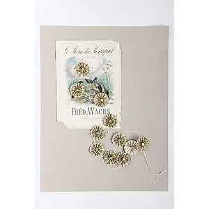 Creative Co-Op Paper Garland In Kraft Box, Multicolor