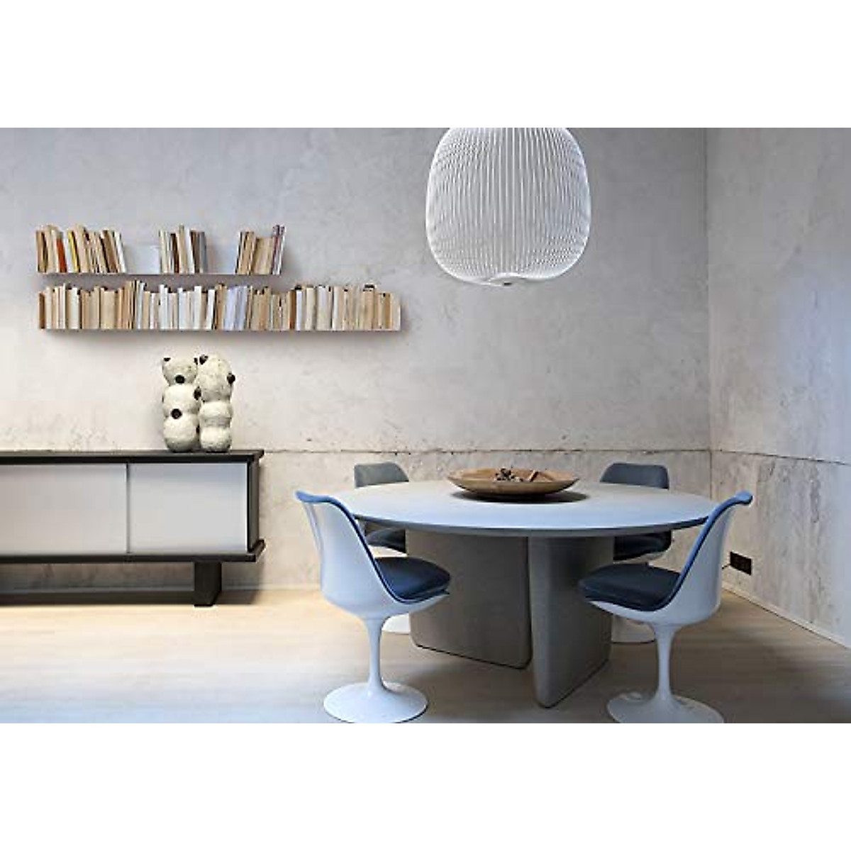 TEEbooks - Bookshelves - Set of 2 - Steel - White - 23,6" x5,9 x5,9