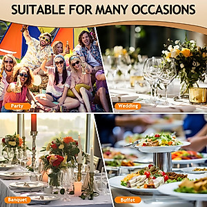 XYJBHB 2 Pack Stainless Steel Chafing Dish 8 QT Half Size Chafing Dish Buffet Set Silver Rectangular Catering Chafer Warmer for Buffet Banquet Party Catering Supplies