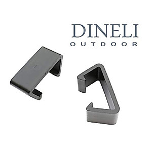 DINELI 12PCS Pack Outdoor Furniture Set Sofa Clips Patio Sectional Connectors Wicker Furniture Accessories Alignment Fasteners Non-Slip Clamps Clips for Rattan Furniture Garden Sofa
