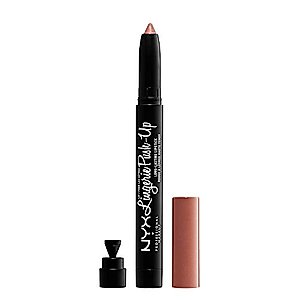 NYX PROFESSIONAL MAKEUP Lip Lingerie Push-Up Long Lasting Plumping Lipstick - Push-Up (Brown Spice Pink)