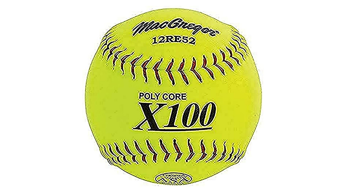 MacGregor X52RE ASA Slow Pitch Softball - 12-inch Softball Ball