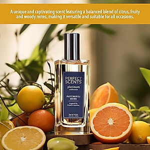 Perfect Scents Fragrances | Inspired by Creed’s Aventus | Platinum Collection | Patchouli Musk | Men’s Eau de Parfum | CLEAN, Vegan, Paraben & Phthalate Free | Never Tested on Animals | 3.4 Fl Oz