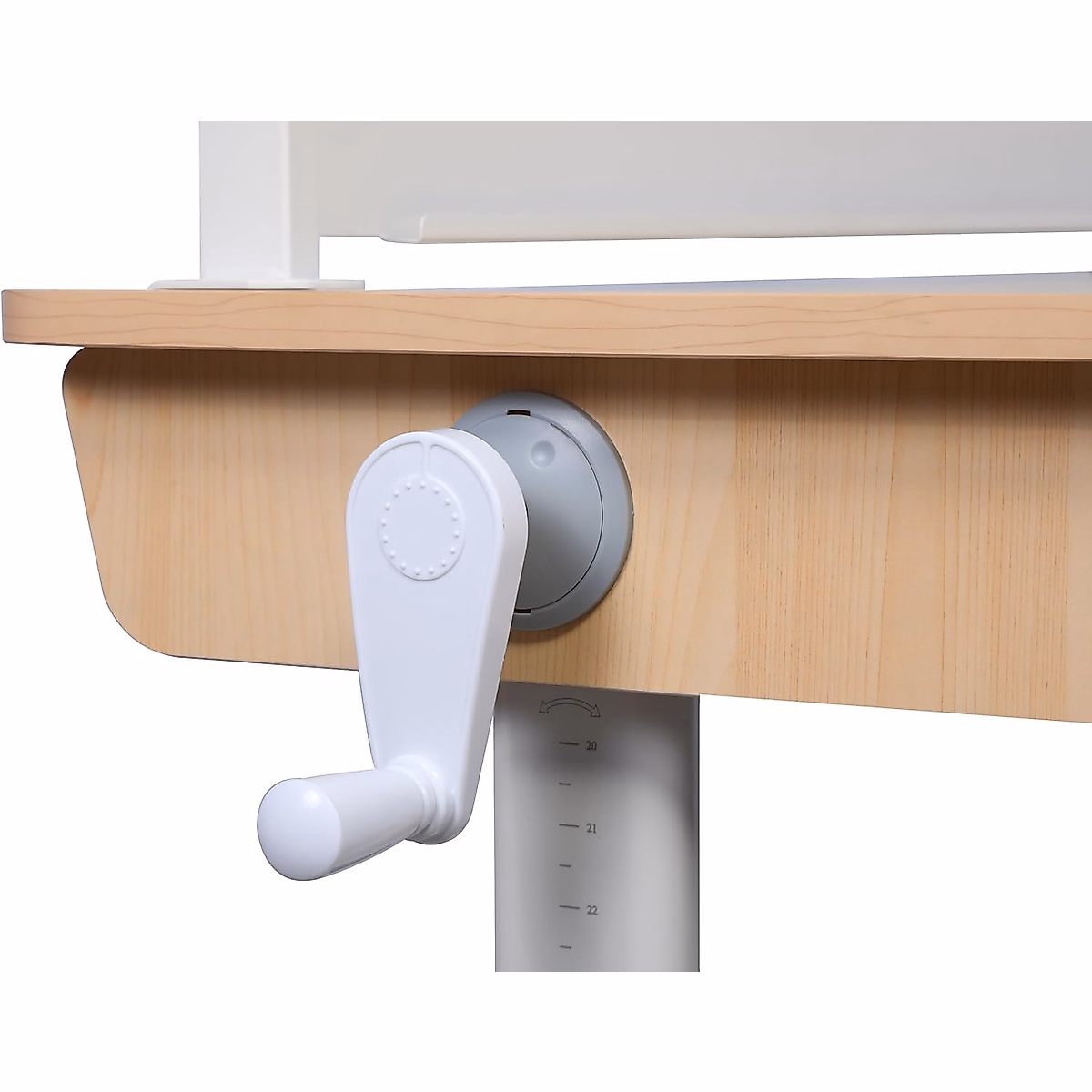 ApexDesk Height Adjustable Study Desk 43" with Drawer & Chair (Desk and Chair Bundle – KD Series Grey)