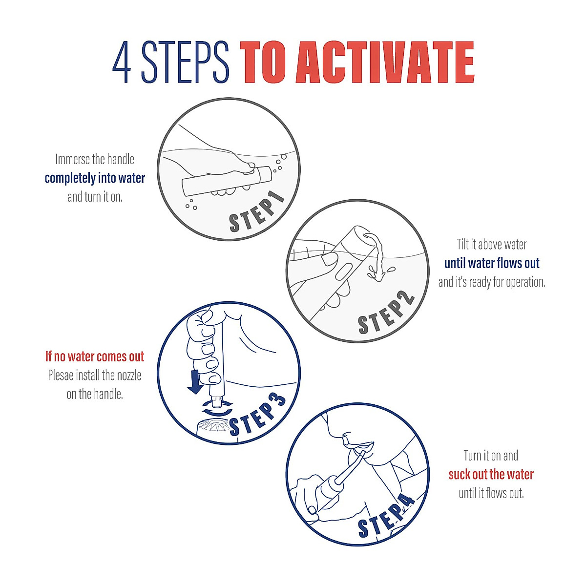 Portable Water Flosser for Teeth Professional Cordless Dental Oral Irrigator, Tankless and Rechargeable IPX7 Waterproof Dental Water Flosser for Home and Travel, Braces & Bridges Care