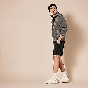 Amazon Essentials Men's Performance Tech Loose-Fit Shorts (Available in Big & Tall), Pack of 2, Black, Medium