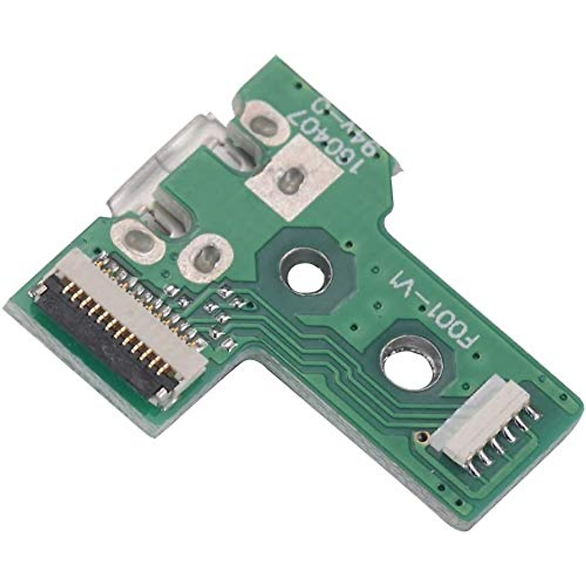 eXtremeRate Repair Parts USB Charging Port Charger Socket Board Replacement 12 Pin Flex Cable for ps4 3rd Generation JDS-030 JDM-030