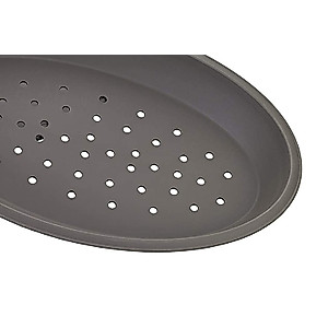 LURCH Germany Flexiform Silicone Oval Pizza Molds 9.8 x 5.9 inches - Set of 2 - Brown