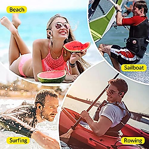 Waterproof Mp3 Player for Swimming, Tayogo IPX8 8GB Underwater Music Headsets for Sports(4 Pairs Earplugs)-Black