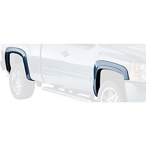Bushwacker OE Style Factory Front & Rear Fender Flares | 4-Piece Set, Black, Smooth Finish | 40941-02 | Fits 2007-2013 Chevrolet Silverado 1500 w/ 5.8' Bed