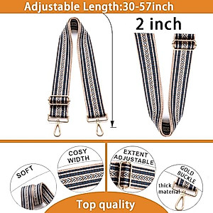 Purse Strap Replacement Crossbody Wide Shoulder Strap Adjustable Canvas Straps Handbag Strap Replacement Belts