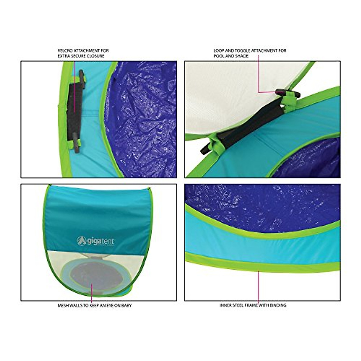 Baby Beach Tent Pop Up Sun Shade Pool UV Protection Shelter