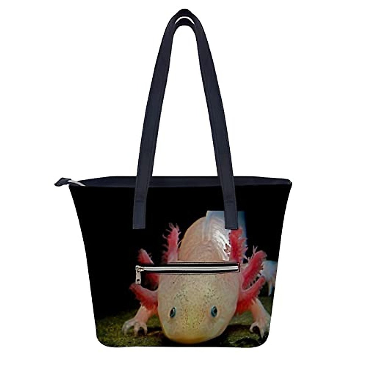 Axolotl Women's Tote Bag PU Leather Shoulder Bag Handbags Purse For Work Shopping Travel