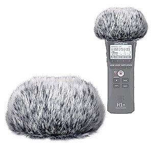 SUNMON H1N Microphone Windscreen Muff Suitable for Zoom H1n Handy Portable Digital Recorder to Reduce Noise
