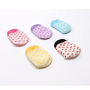 PlyingP Toddler Anti Slip Socks 5 Pairs Baby Socks Infants Baby Girl Mary Jane No-Show Crew Boat Ankle Socks Multicolor for 12-28 months baby girl