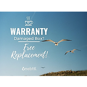 Onebttl Bird Watching Gifts, Bird Watching Tumbler for Bird Lovers & Bird Watchers, 20oz Stainless Steel Insulated Tumbler with Lid & Straw, Gift Card & Box Included, Best Gift for Birthday - White