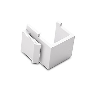 Cable Matters (20-Pack) Blank Keystone Jack Inserts in White