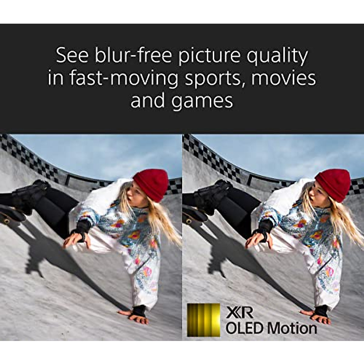 Sony 55 Inch 4K Ultra HD TV A95K Series: BRAVIA XR OLED Smart Google TV with Dolby Vision HDR,Bluetooth, Wi-Fi, USB, Ethernet, HDMI and Exclusive Features for The Playstation- 5 XR55A95K- 2022 Model