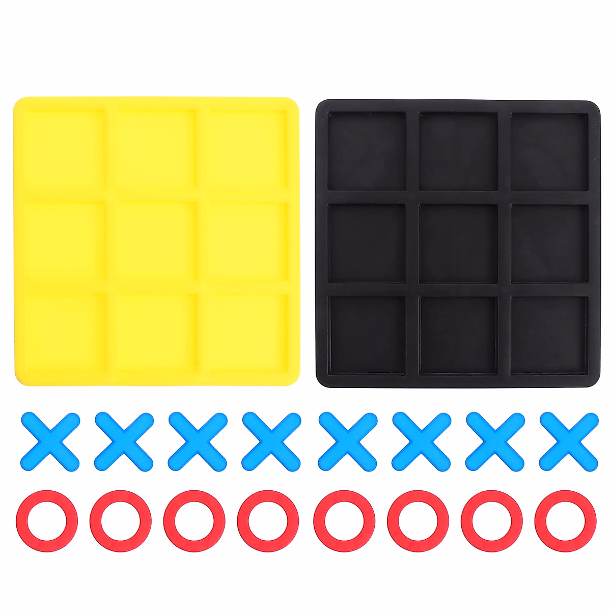 Toe Game Board 2 Boxes Noughts and Crosses Game Kids Toe Game Strategy Board Game for Kids Adult